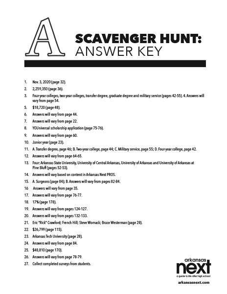 Classroom Activity Guide - Arkansas NEXT